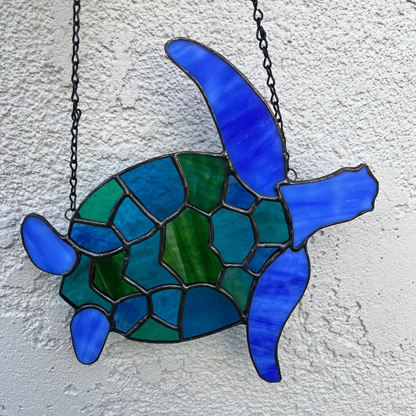 Glass Sea Turtle - Etsy