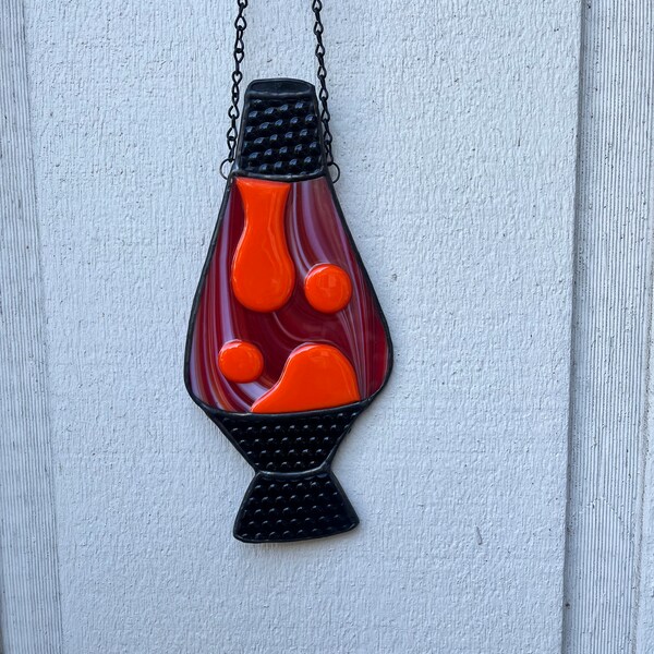 Fused Glass Lava Lamp - Etsy