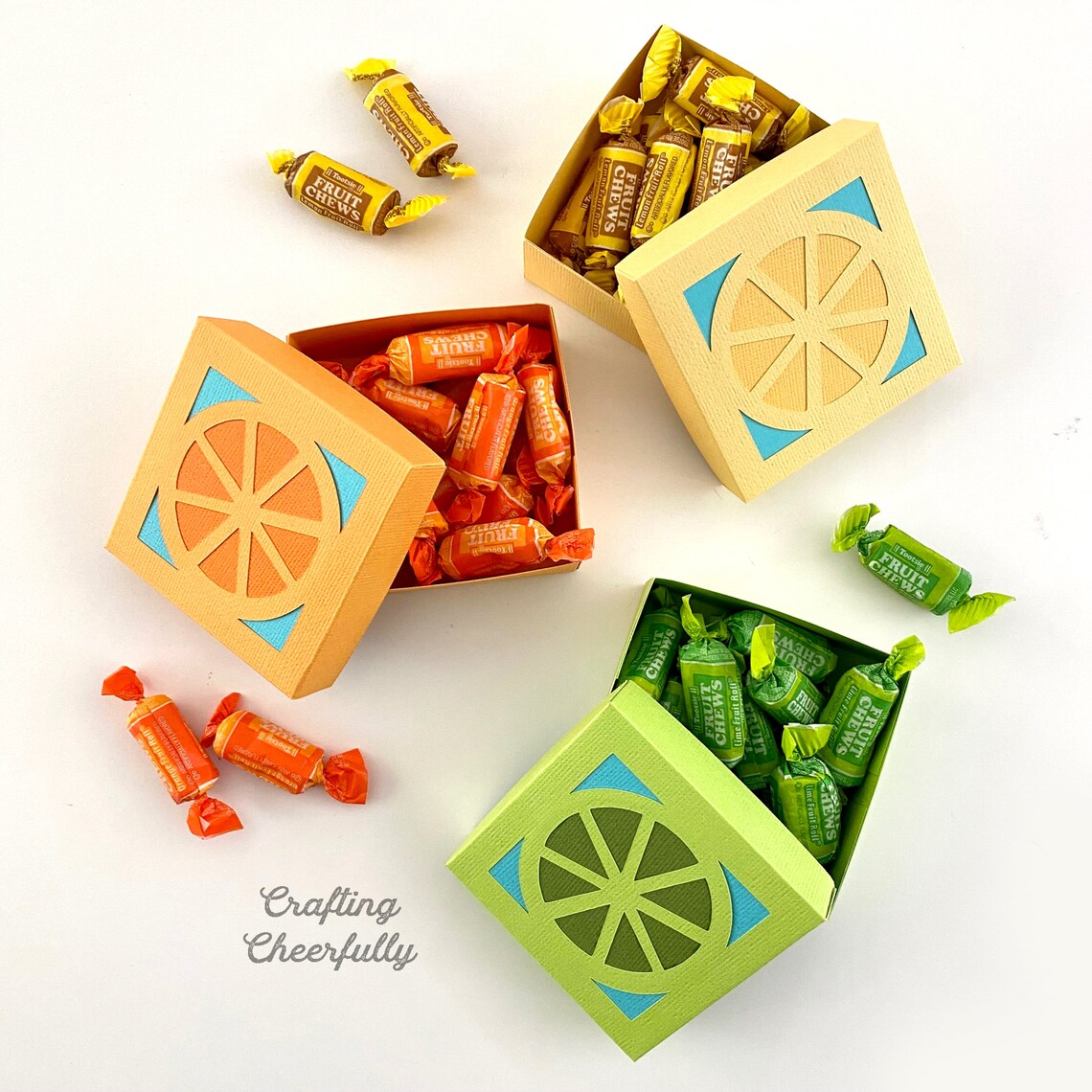 Fruit Treat Boxes SVG Cut Files | Fruit-themed Party Favors | Digital ...