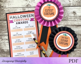 Halloween Costume Ballots Costume Voting Cards Halloween - Etsy