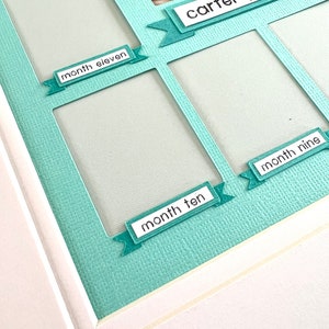 First Year Photo Frame Insert SVG Cut File | Digital Download - Etsy