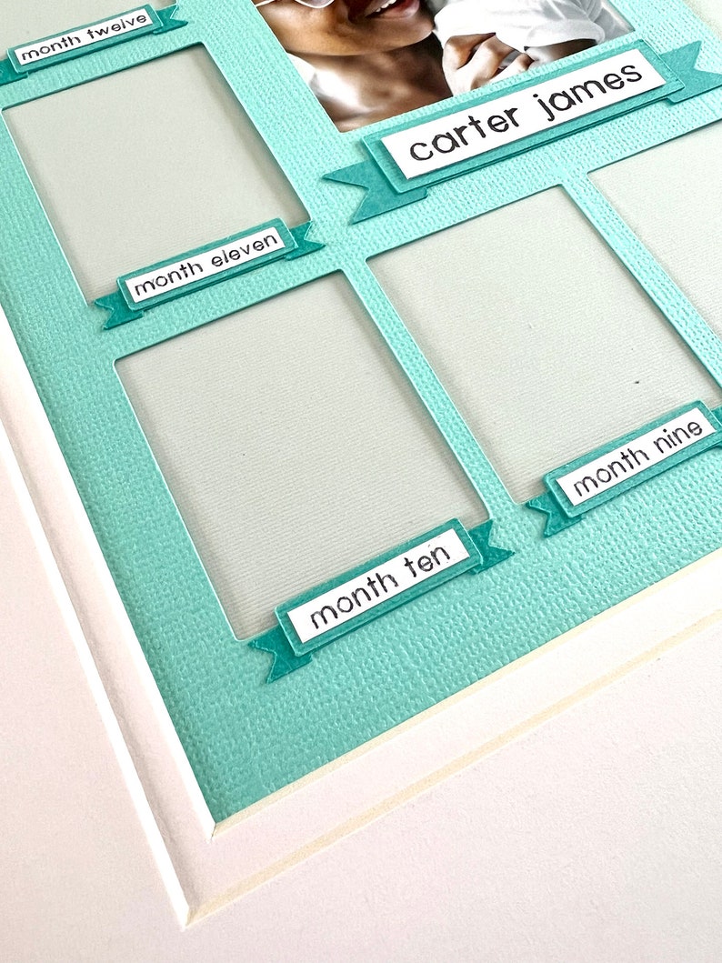 First Year Photo Frame Insert SVG Cut File Digital Download - Etsy