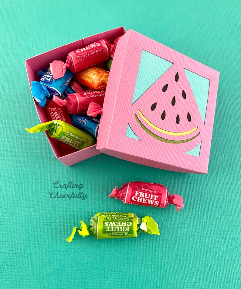 Fruit Treat Boxes SVG Cut Files Fruit-themed Party Favors Digital ...