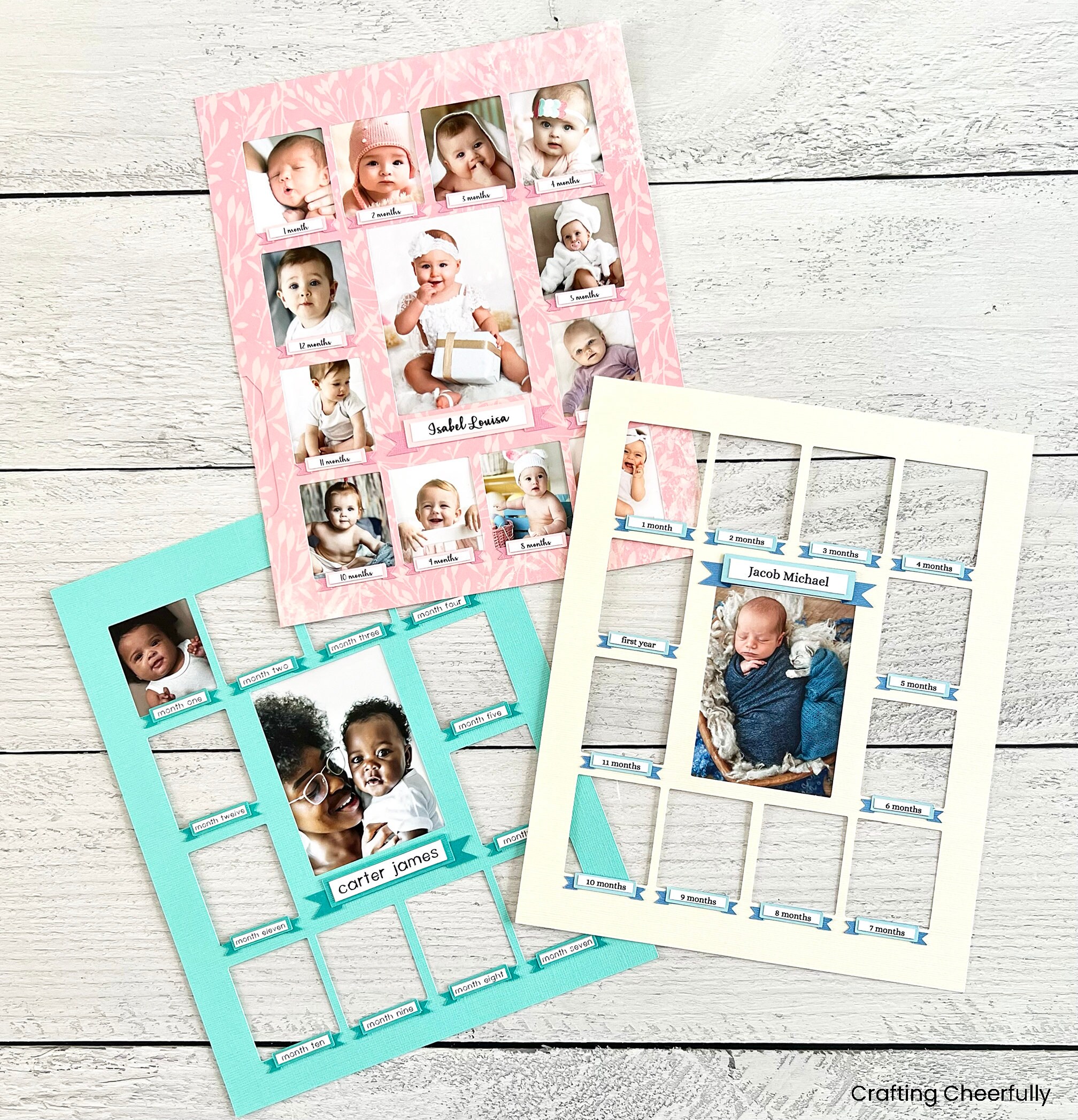 First Year Photo Frame Insert SVG Cut File Digital Download - Etsy