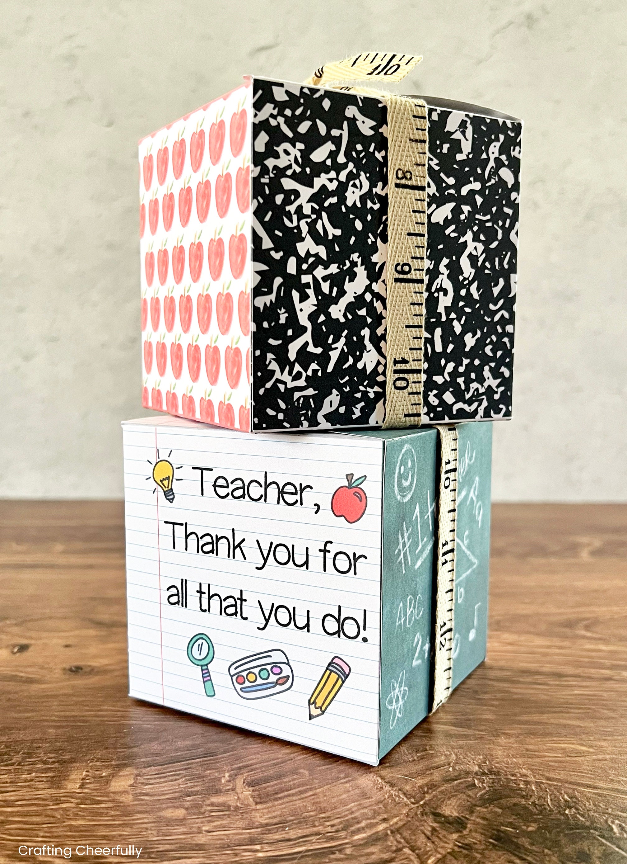 Thank You Teacher Box | Printable Digital Download - Etsy