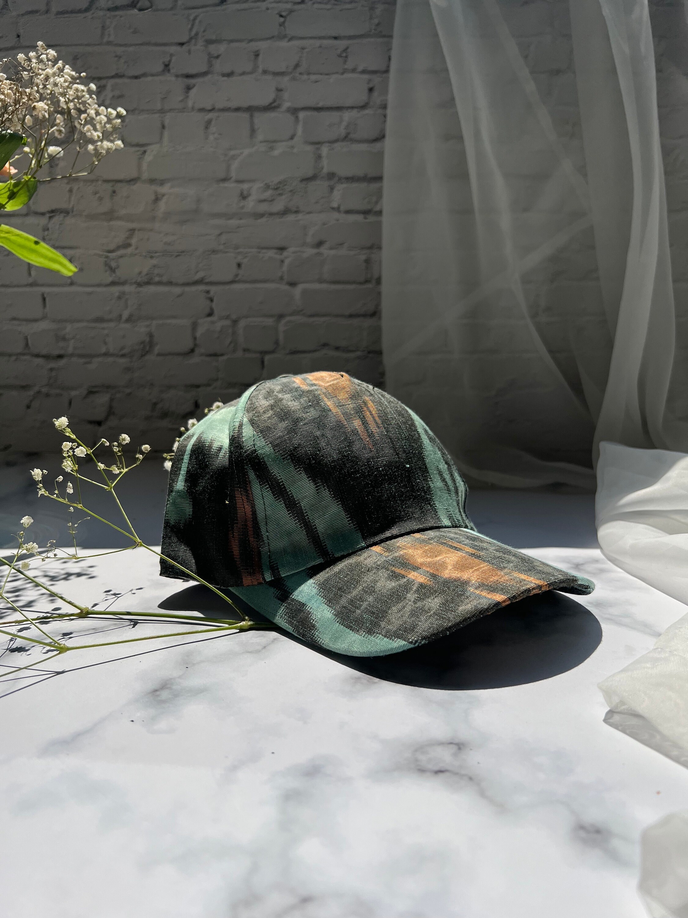 Ikat Hat, Ikat Baseball Hat, Uzbek Ikat, Silk, Handwoven Silk - Etsy