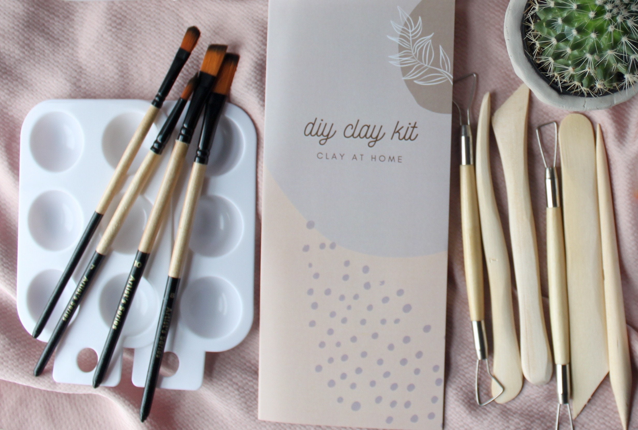 DIY Clay Kit (double) - Pottery Sculpting, Birthday Gift, Date Night ...