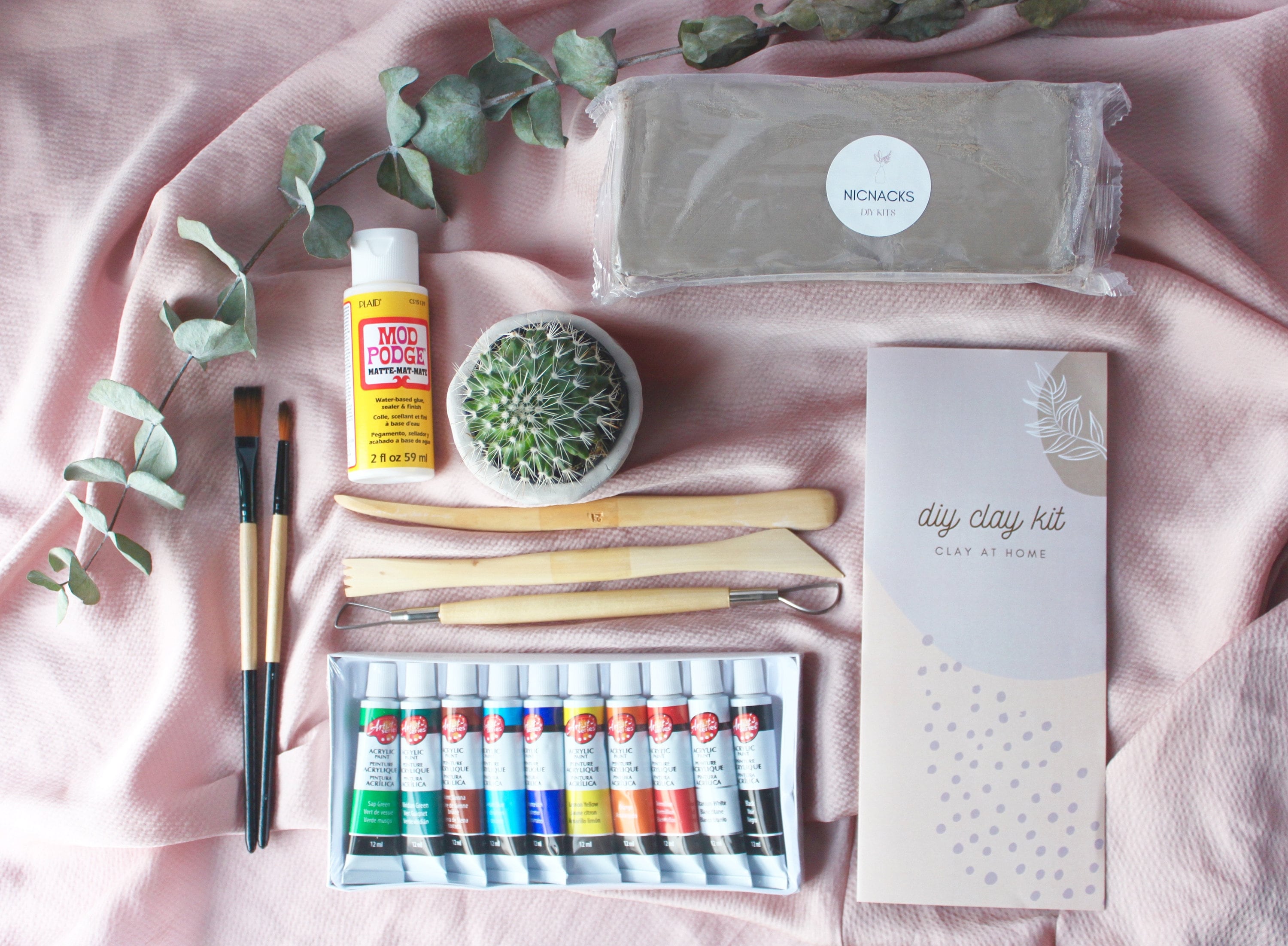 DIY Clay Kit Pottery Sculpting, Birthday Gift, Date Night, Arts ...