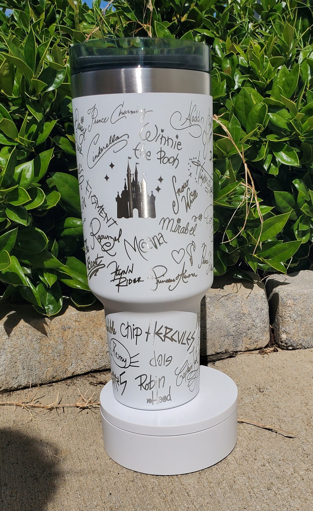 Castle and Characters Signature Cup, Characters Cup, Laser Engrave ...