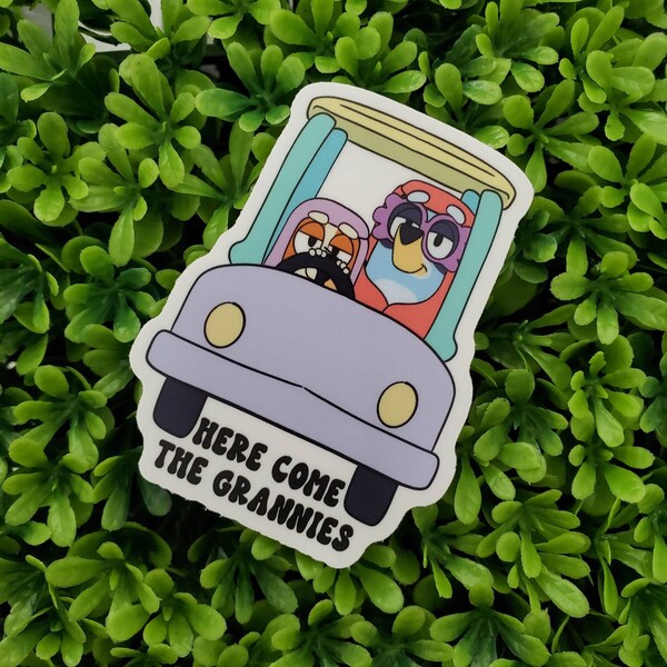 Here Comes the Grannies Sticker - Etsy