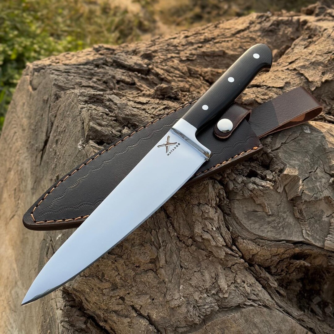 Custom Handmade Chef Knife - Ultra Sharp 12cr Stainless Steel, Full ...