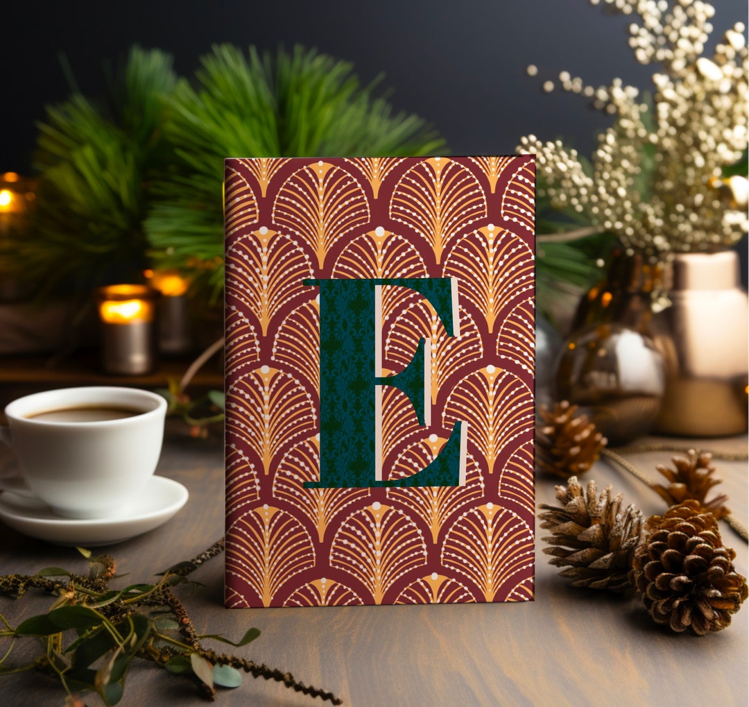 Personalized Monogrammed Journal, Letter Notebook,christmas Custom Gift ...