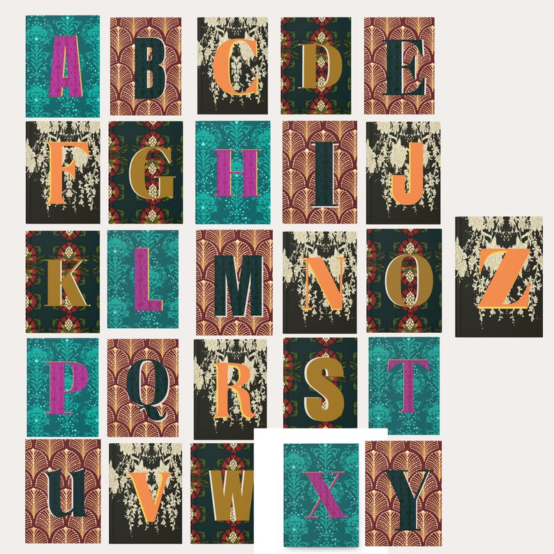 Personalized Monogrammed Journal, Letter Notebook,christmas Custom Gift ...