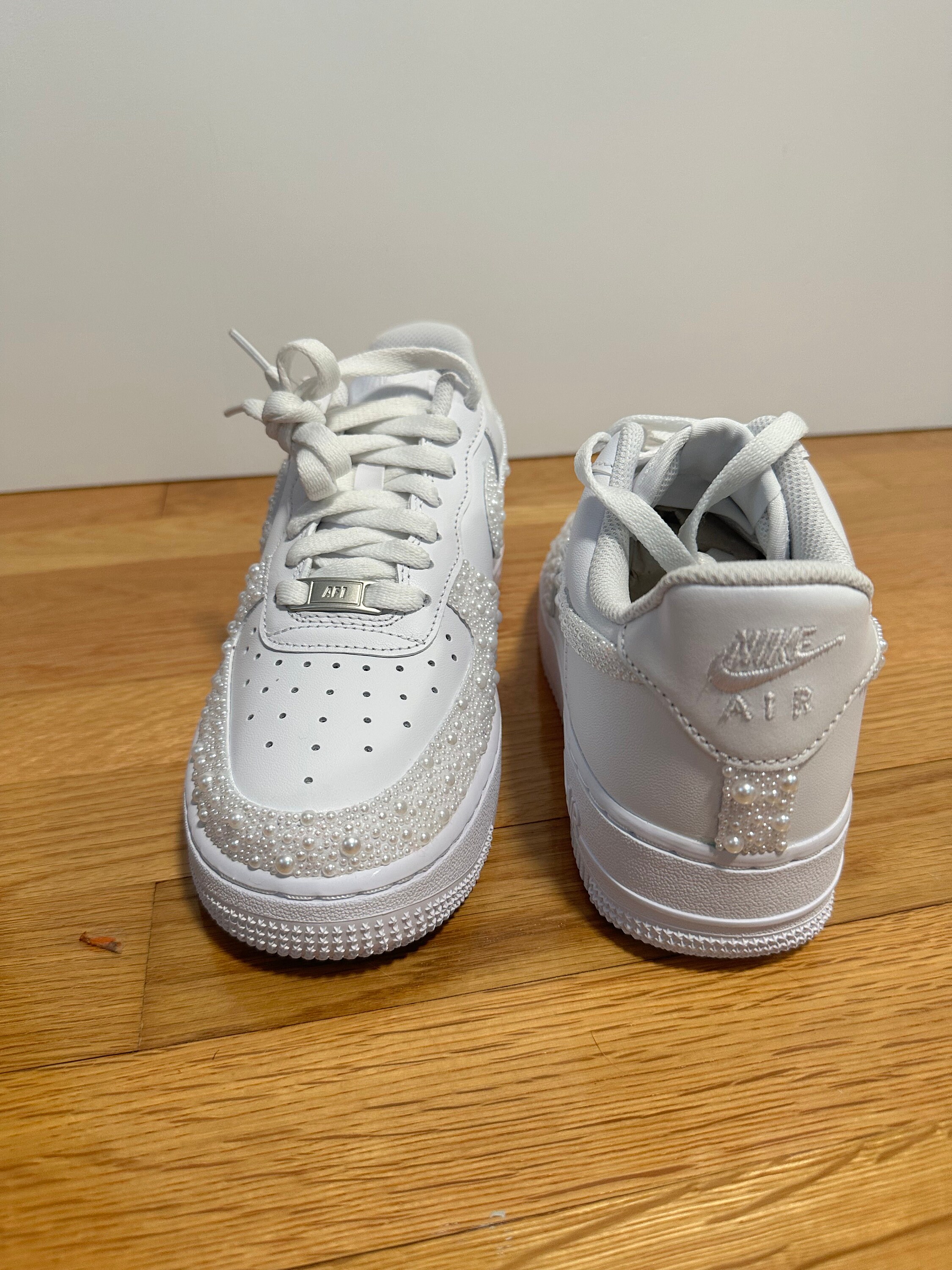 Pearl Wedding Bridal Sneakers - Air Force 1 - Etsy