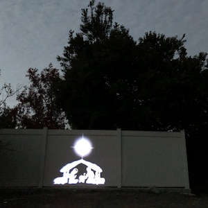 Nativity Scene Projector for Christmas Outdoor Lighting by Beffy Arts ...