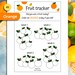 Printable Fruit Tracker, Healthy Food Tracker, Coloring Pages for ...