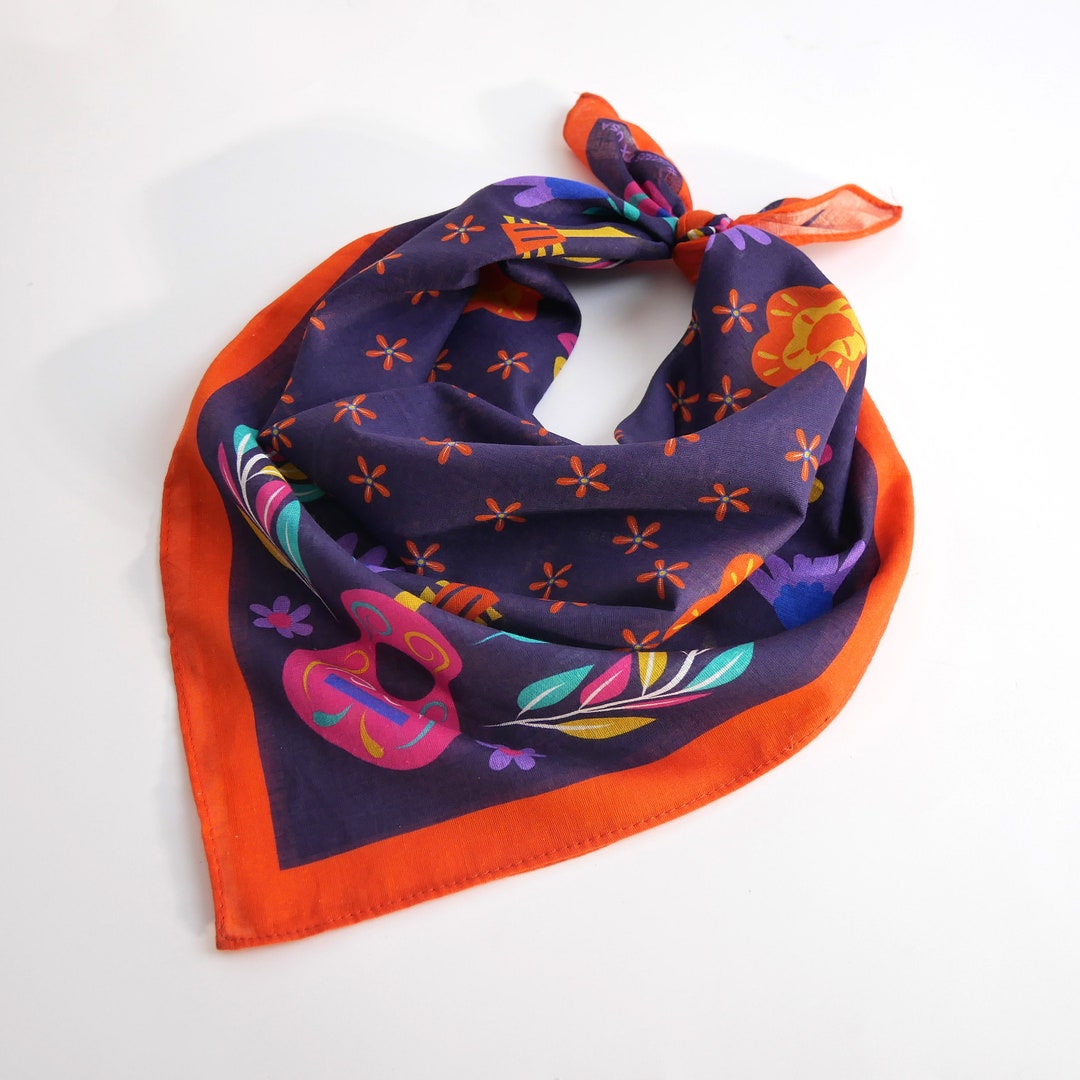 Guitar Art Bandana Exclusive Designed Musical Handkerchief Colorful ...