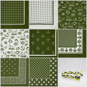 Fall Colors Floral 100% Cotton Bandanas Botanical Head Wraps Scarf ...