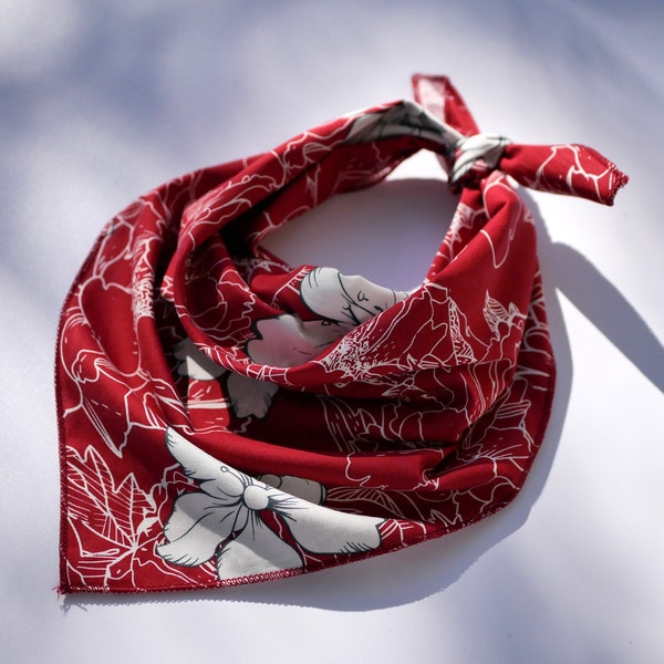 Flower Bandana - Etsy