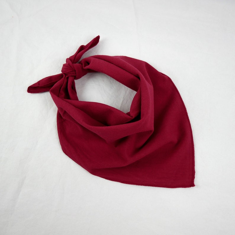 Plain Colors Washed Cotton Headband Solid Wrinkled Bandanas - Etsy