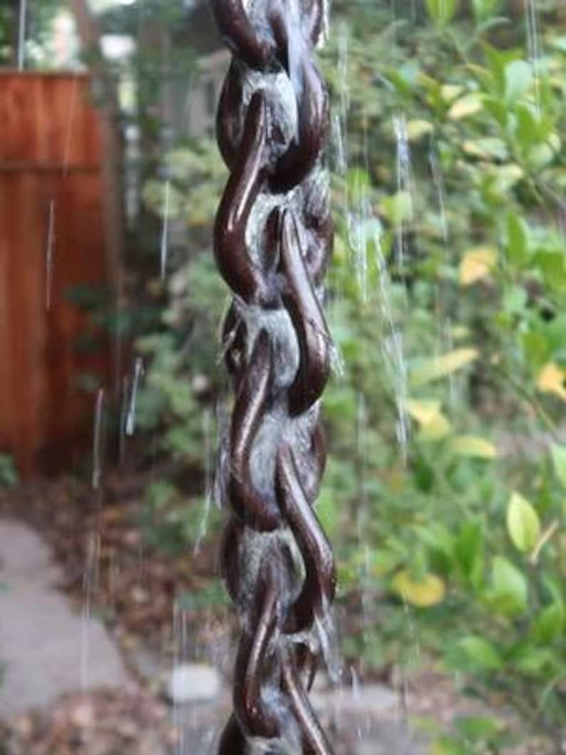 Black Rain Drop Straight Matt Color Garden Decor (8 Ft)outdoor Water ...