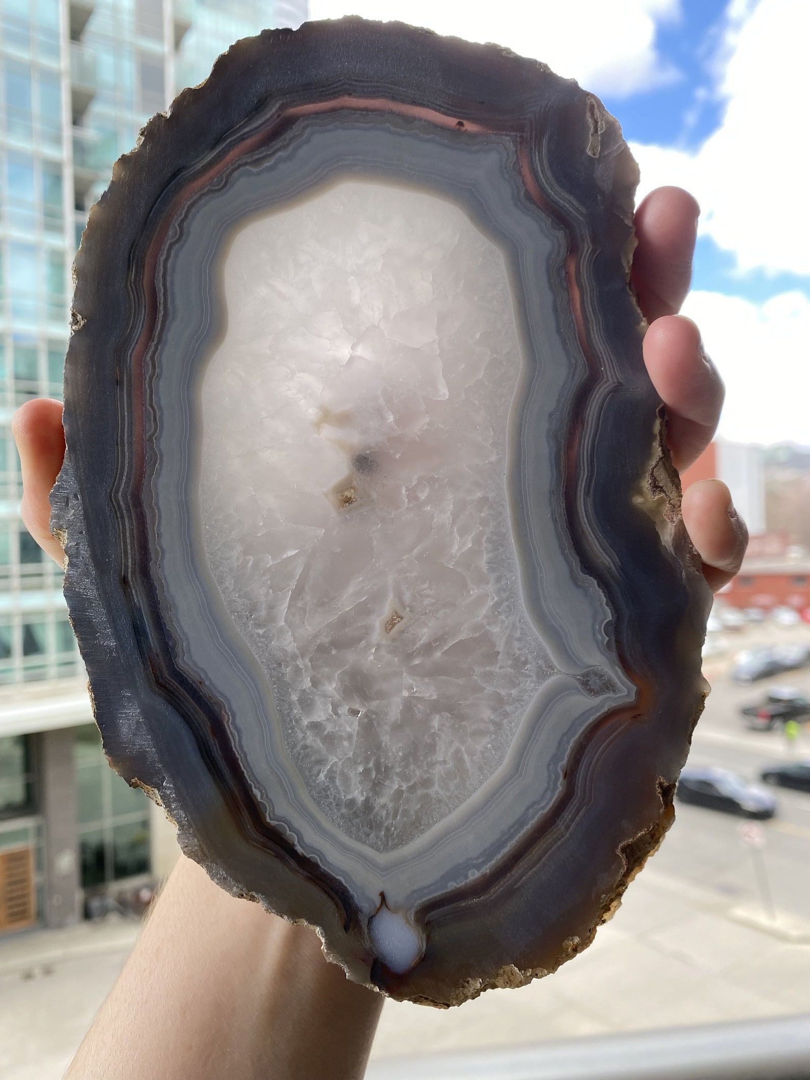 ANGELLIC Natural Agate Crystal Slab 20cm 880gm - Etsy