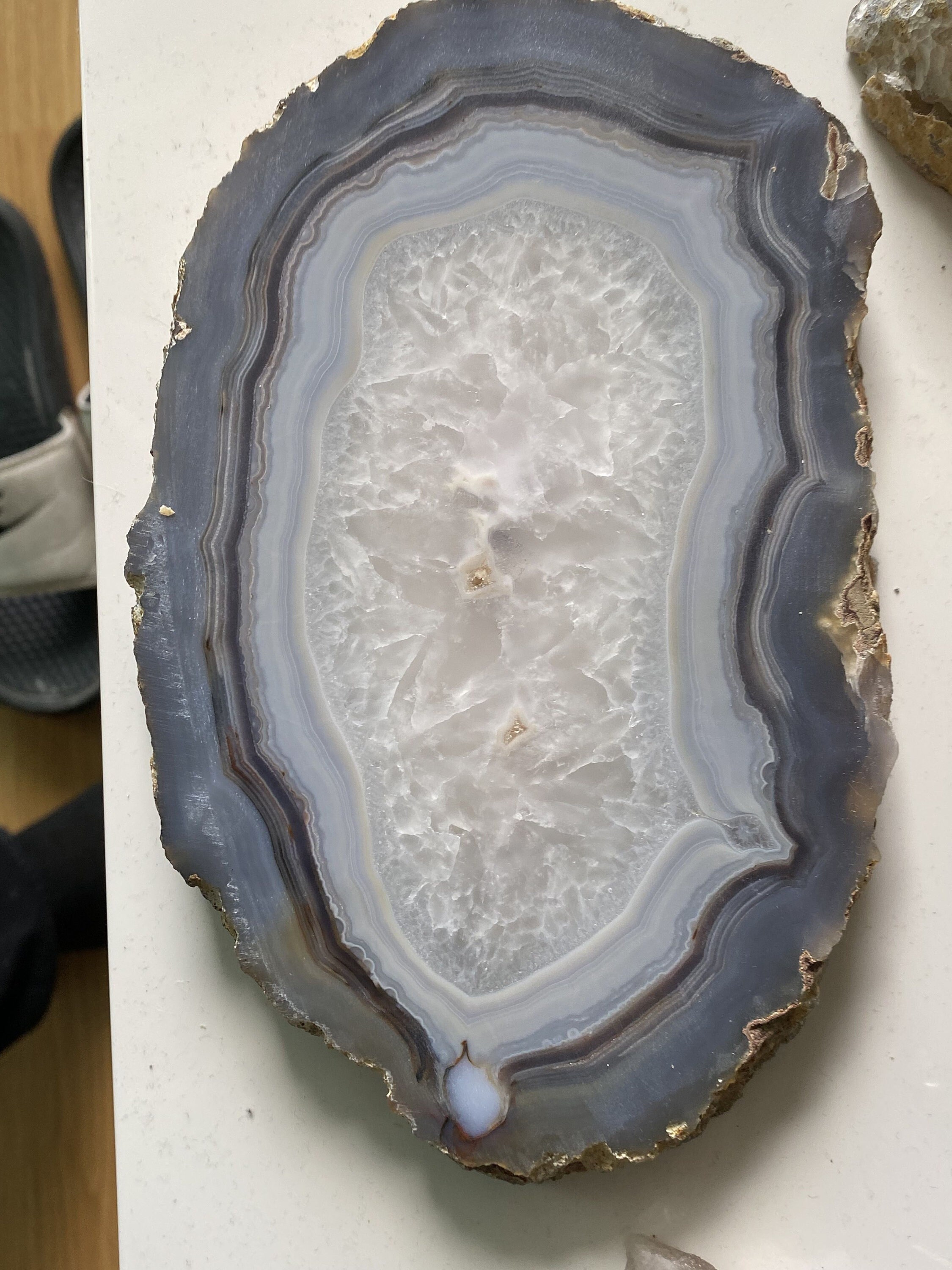 ANGELLIC Natural Agate Crystal Slab 20cm 880gm - Etsy