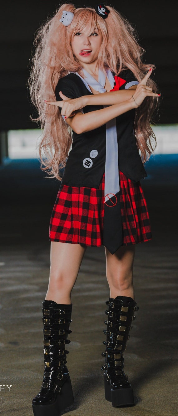 Cosplay Junko Enoshima Danganronpa - Etsy