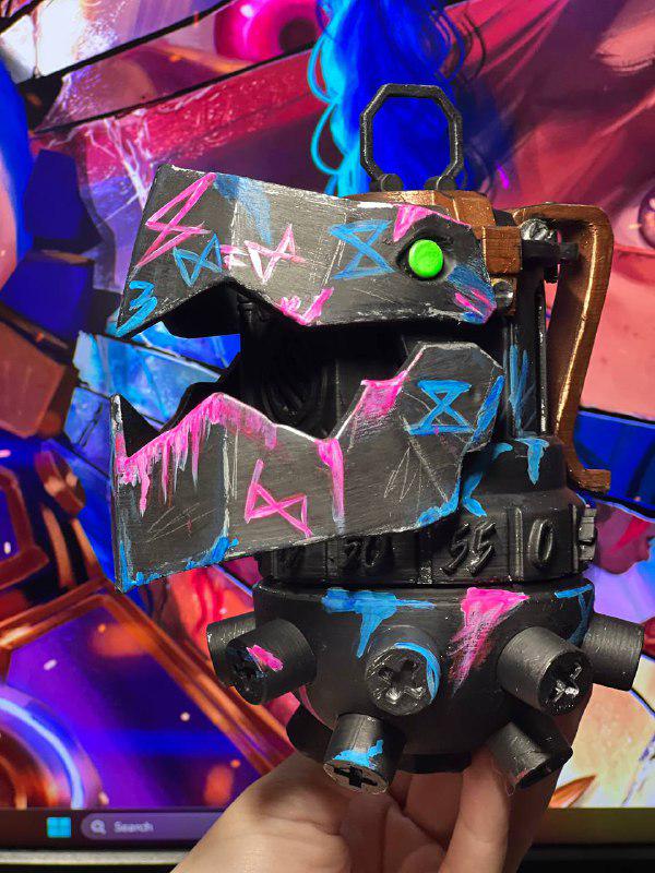 Jinx Grenade Arcane 3D /jinx Chomper - Etsy