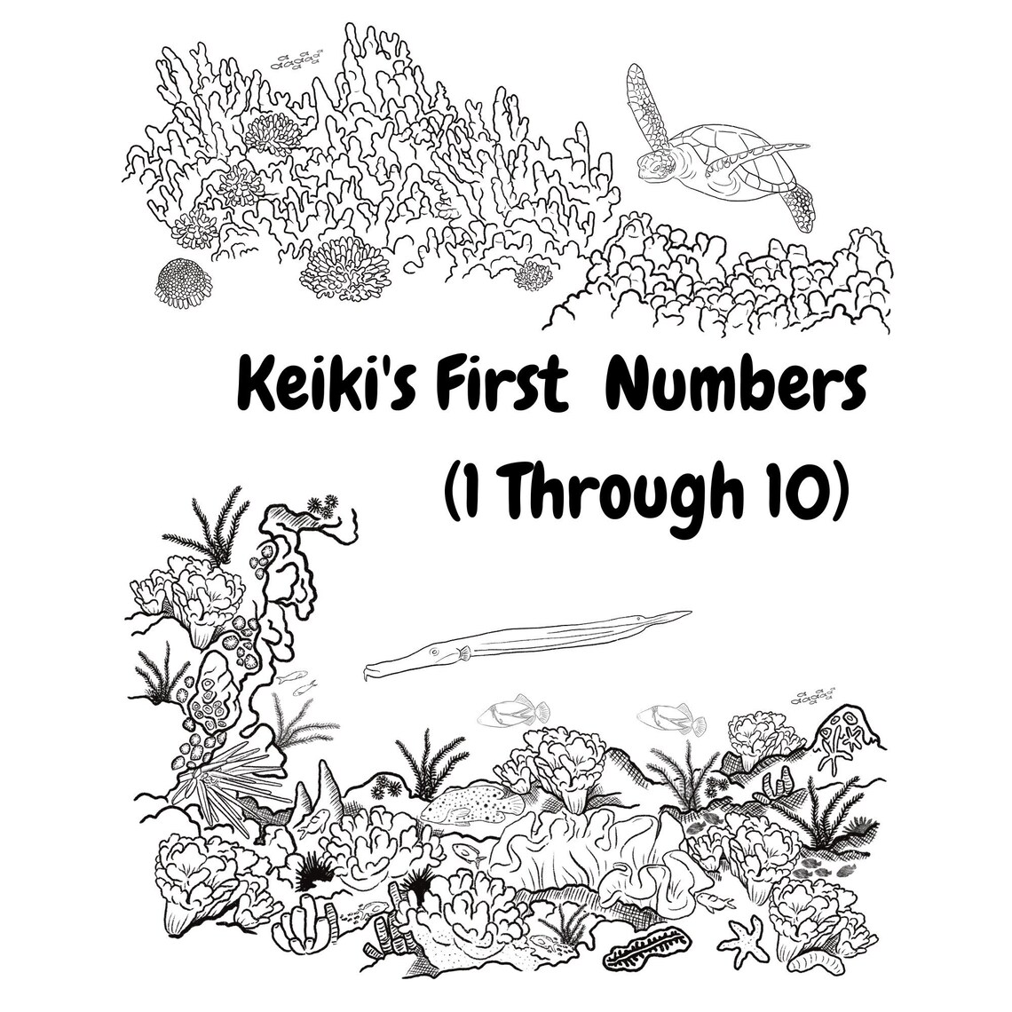 Keikiʻs First Numbers 1-10 worksheet Activity - Etsy