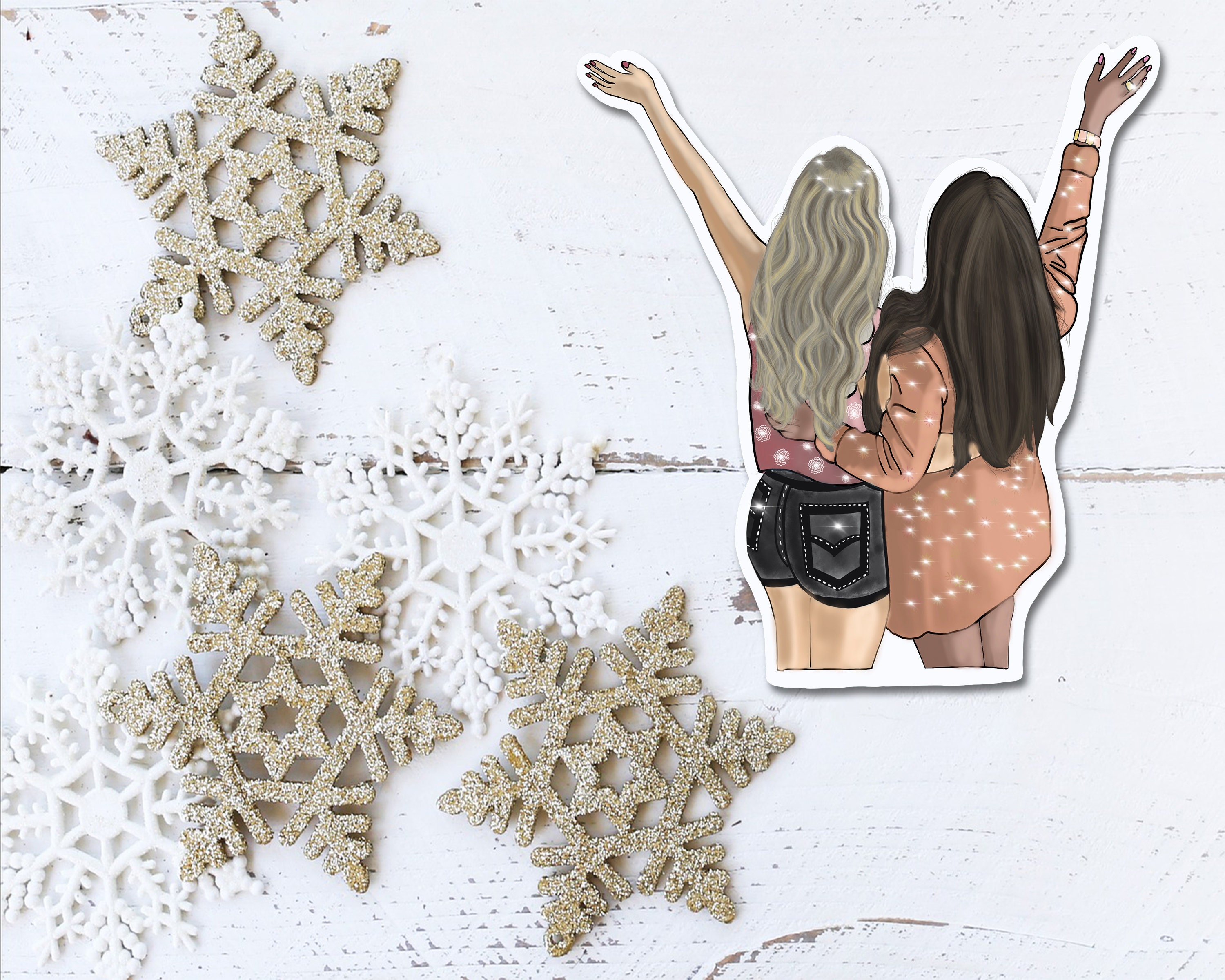 Best Friend Gift Stickers Friendship Stickers Journal - Etsy