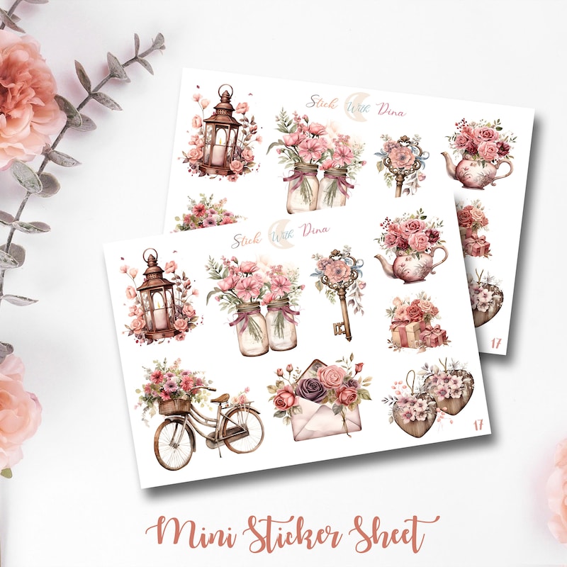 Spring Stickers - Etsy