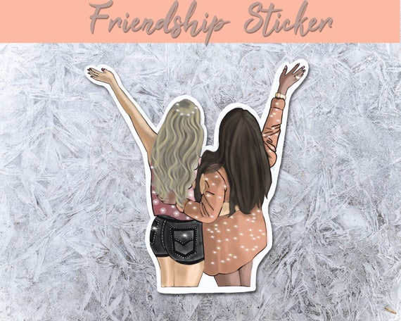 Best Friend Gift Stickers Friendship Stickers Journal - Etsy