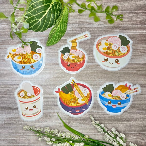 Ramen Stickers - Etsy