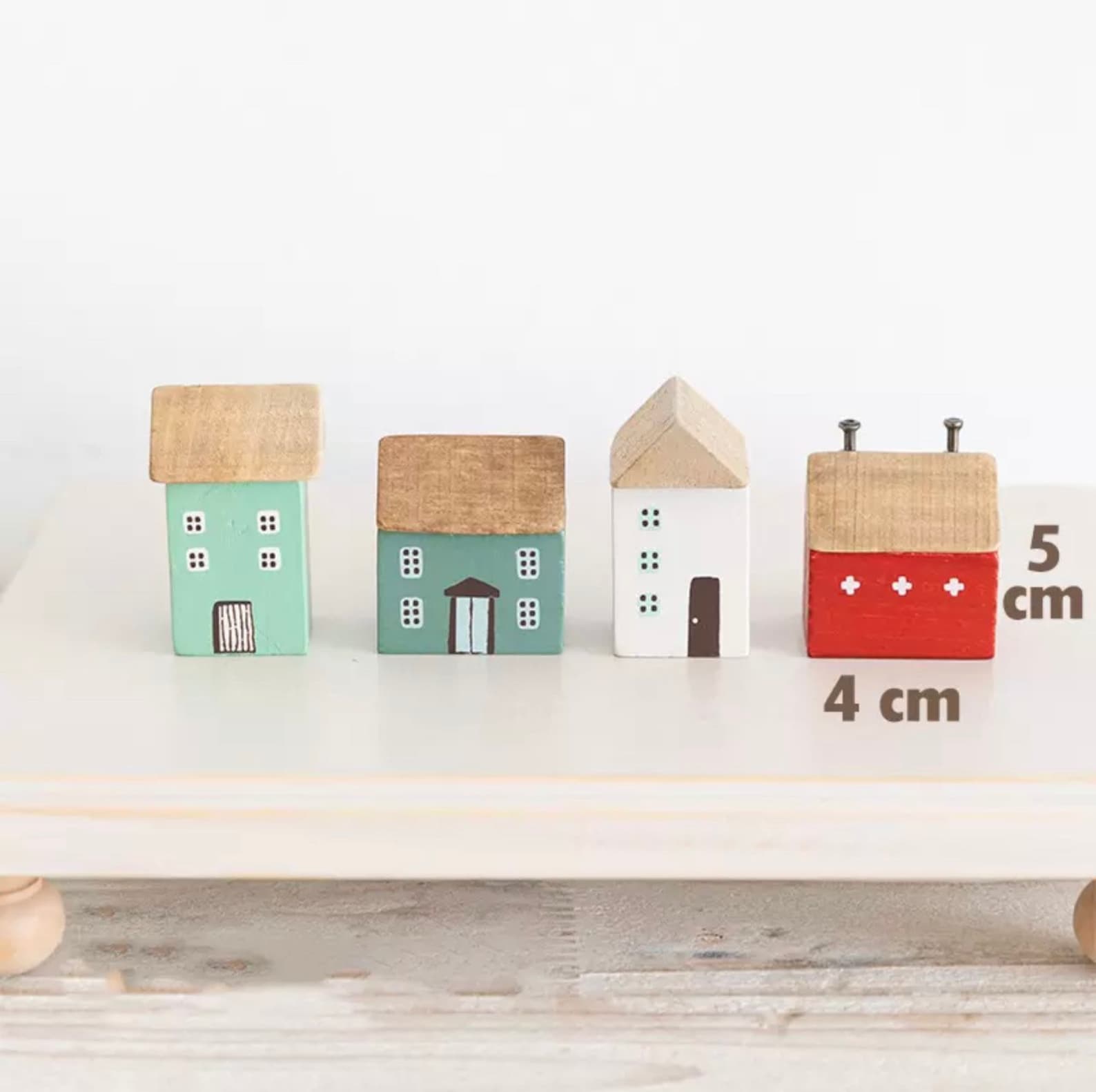 Wooden Blocks Toys House Forest Building Blocks Home Decor DIY - Etsy