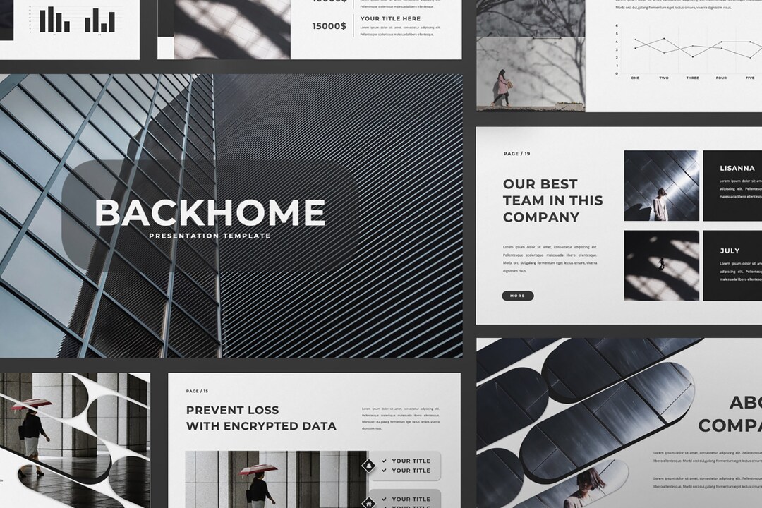 BACKHOME Powerpoint Keynote Google Slide Bundle Presentation Template ...