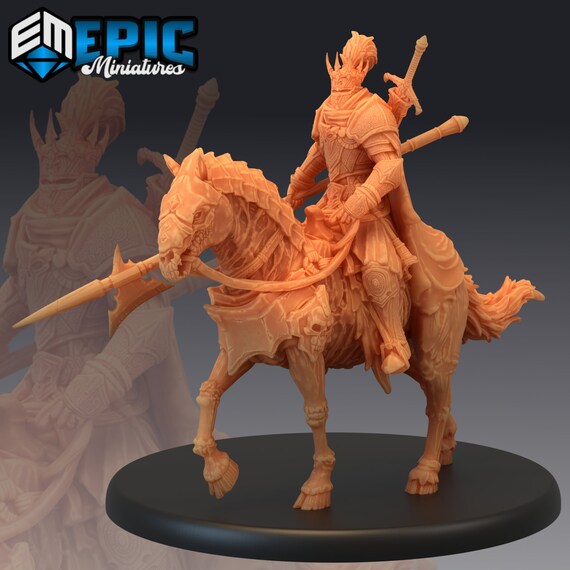 Death Knight Rider Epic Miniatures | Etsy