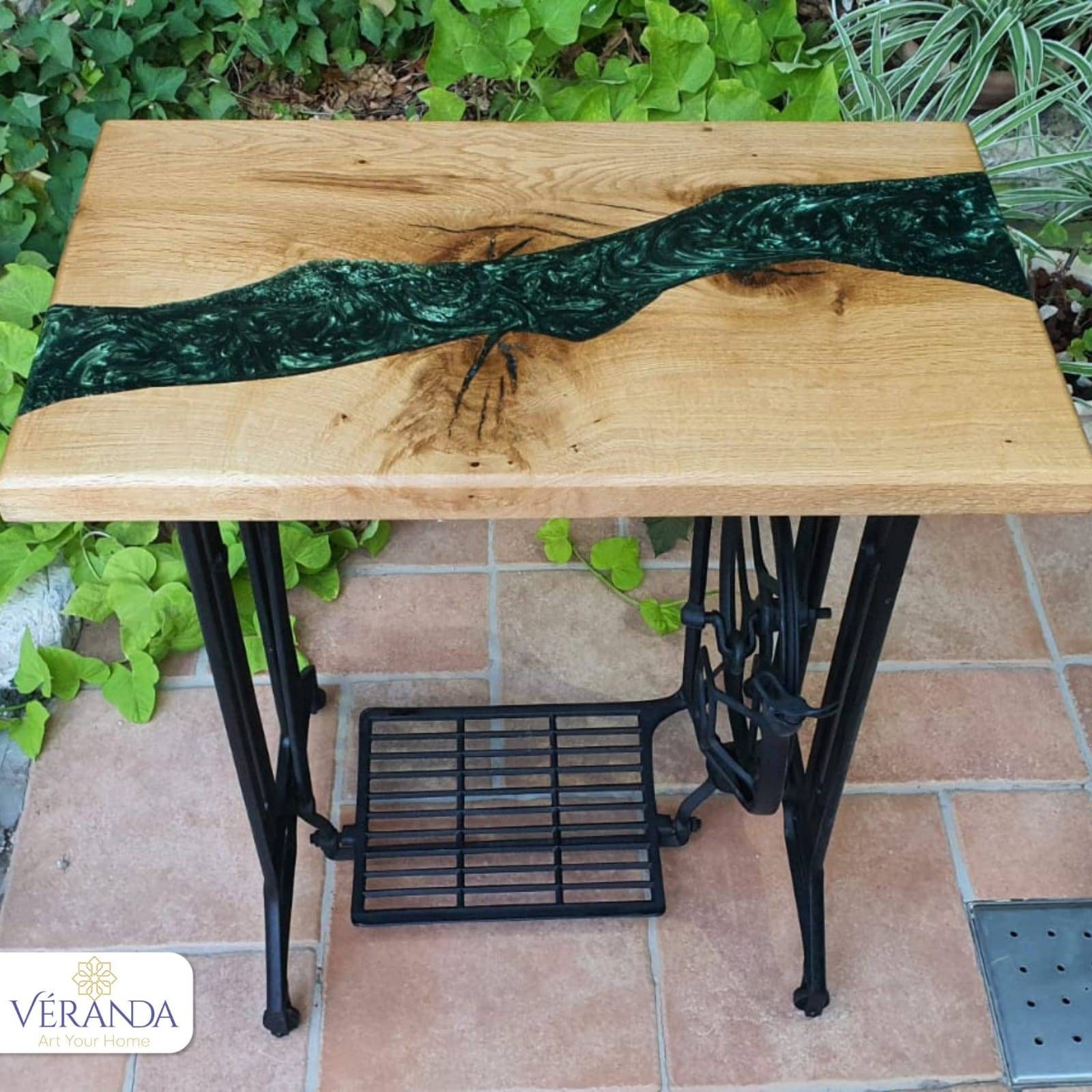 Vintage Zinger Sewing Machine Base With Oak Top Tiles and - Etsy