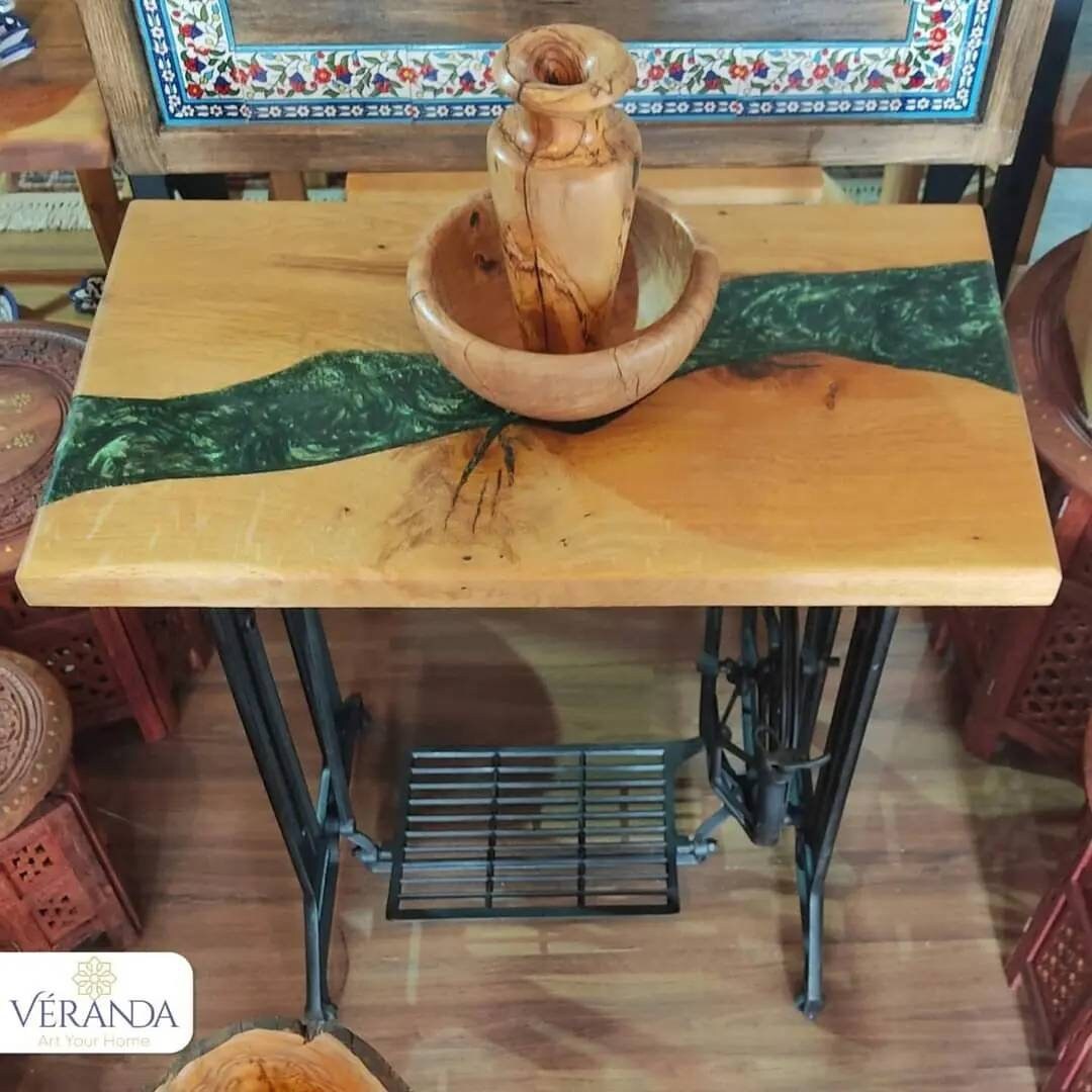 Vintage Zinger Sewing Machine Base With Oak Top Tiles and - Etsy