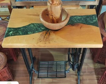 Sewing Machine Epoxy Table - Etsy