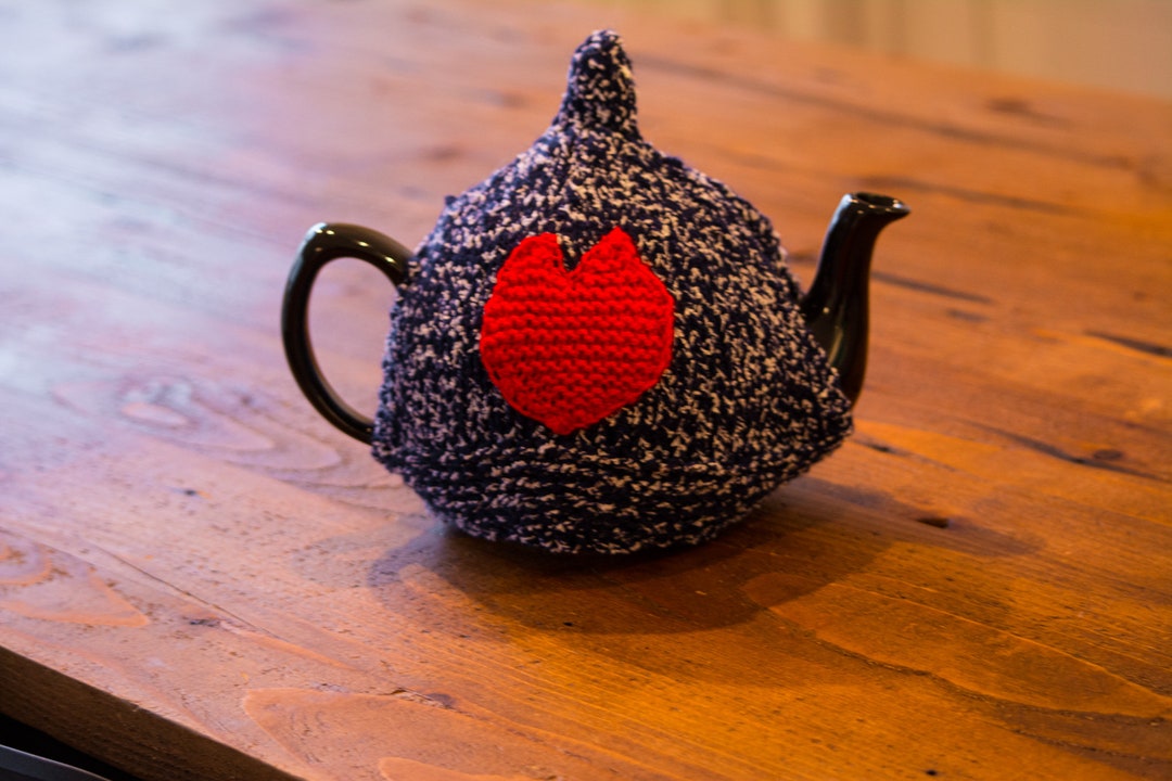 Pretty Handmade Tea Cosy With Heart Pattern Perfect for a - Etsy
