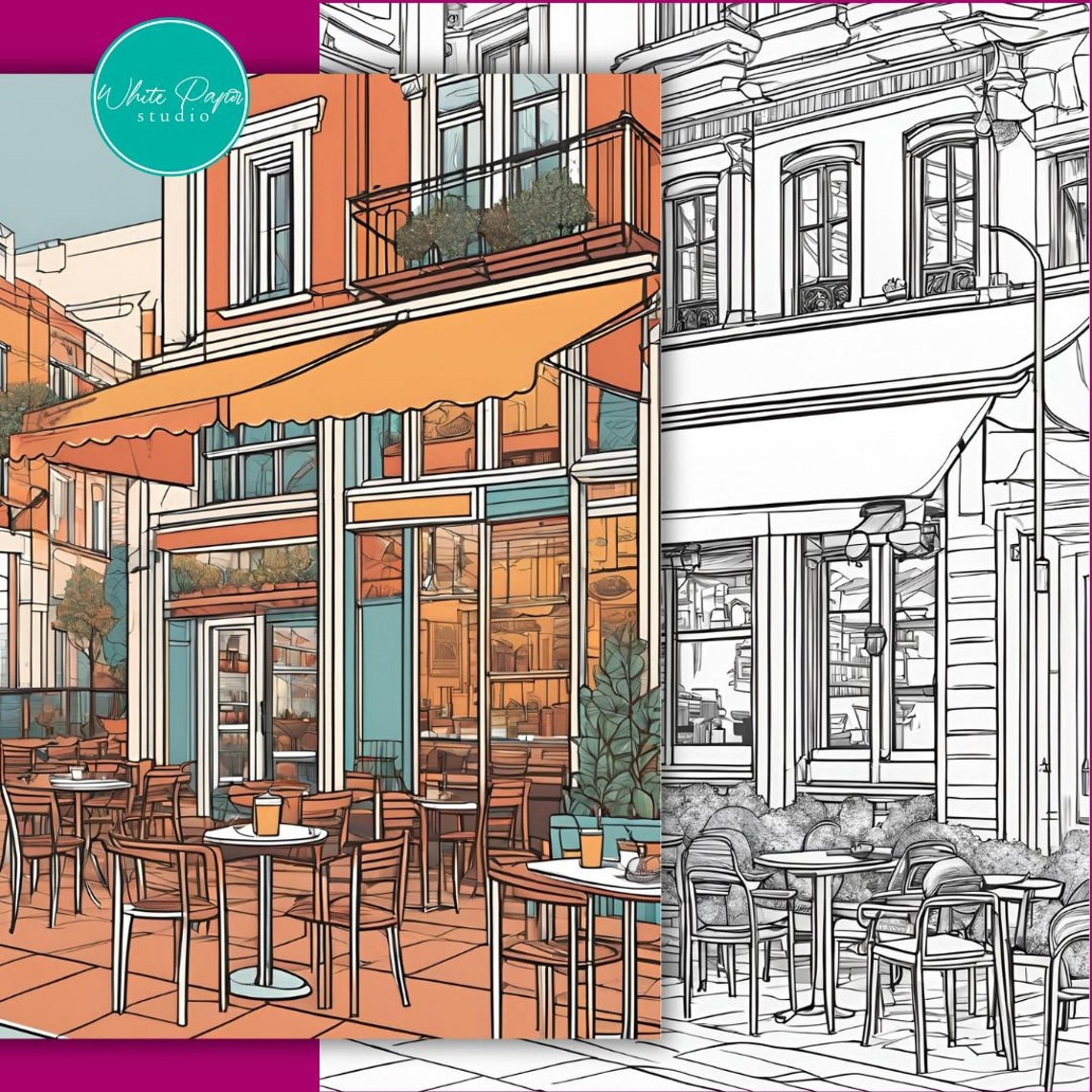 PRINTABLE COLOURING PAGES Interior Exterior Colouring for Adults ...