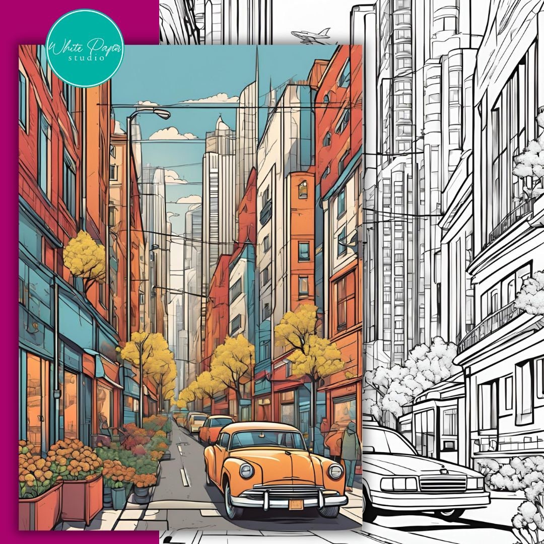 PRINTABLE COLOURING PAGES Interior Exterior Colouring for Adults ...