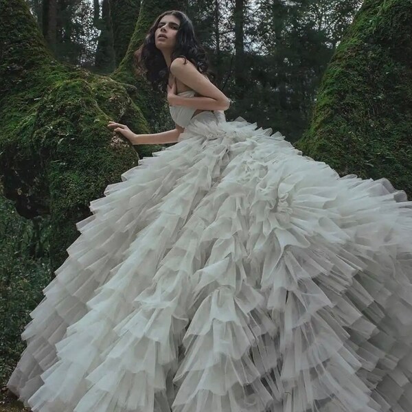 Tiered Tulle Skirt - Etsy