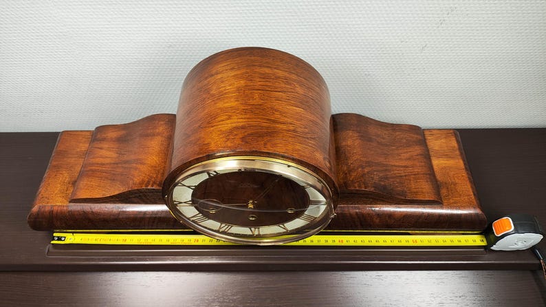 Vintage Karl Lauffer Westminster-chime Mantel Clock, C.1930s–40s Fully ...