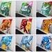 Generation 1 Starters / Pokemon Pixel Art Portraits - Etsy UK