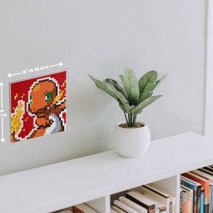 Generation 1 Starters / Pokemon Pixel Art Portraits 10x10" / Pixel ...