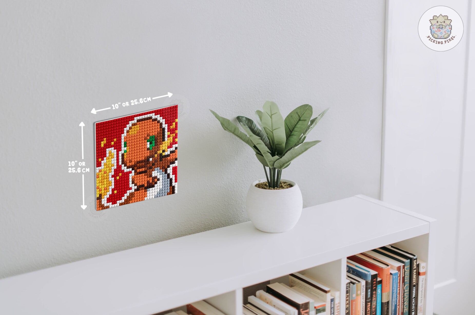 Generation 1 Starters / Pokemon Pixel Art Portraits 10x10" / Pixel ...