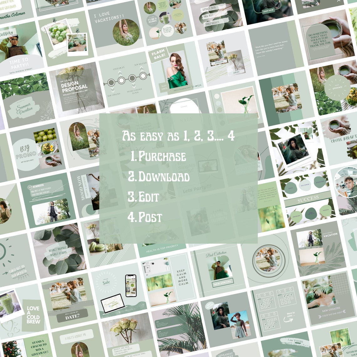 100 Instagram Post | Instagram Templates | Social Media Templates ...