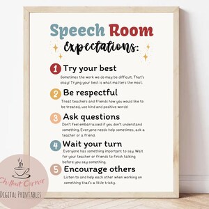 Every Voice Valued SLP Poster, Speech Therapy Wall Art, Printable ...